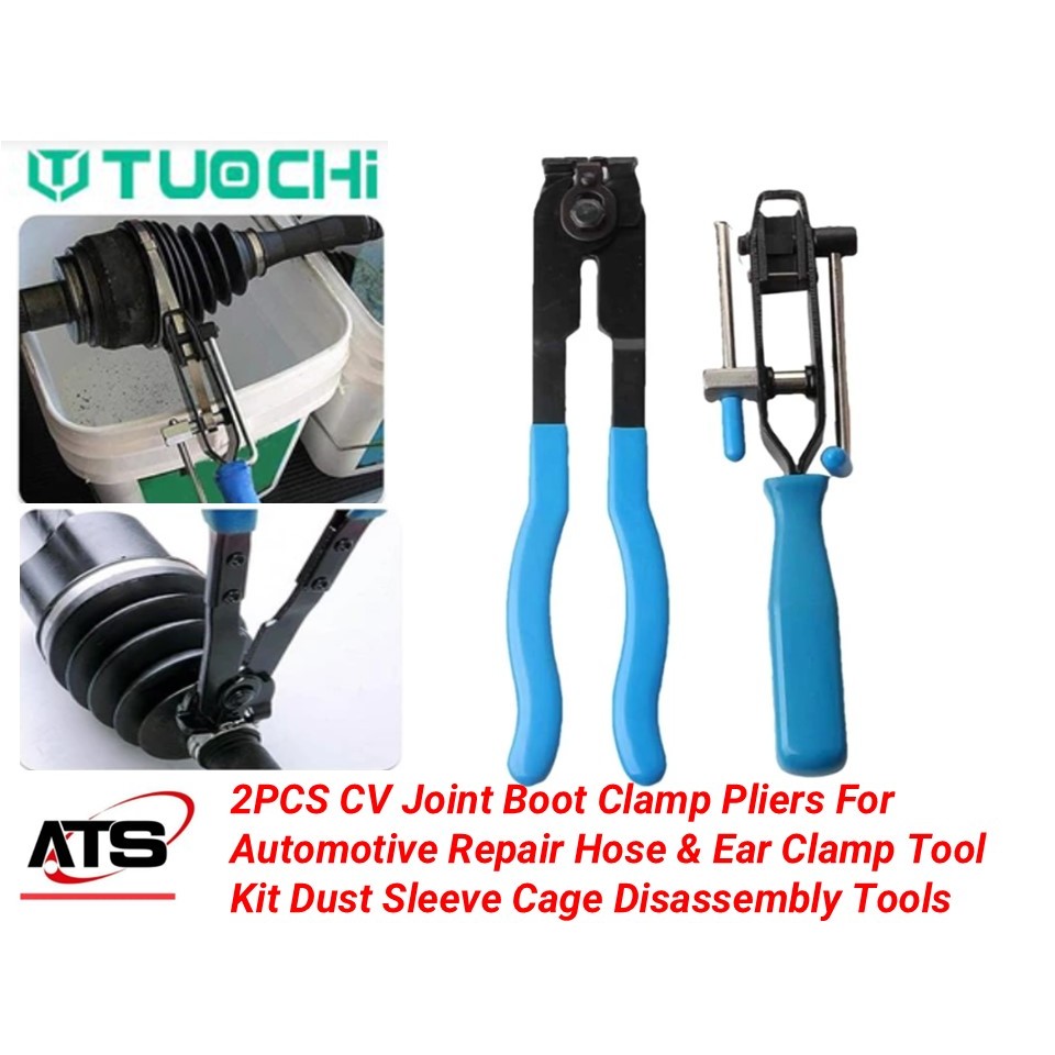2PCS CV Joint Boot Clamp Pliers For Automotive Repair Hose & Ear Clamp ...