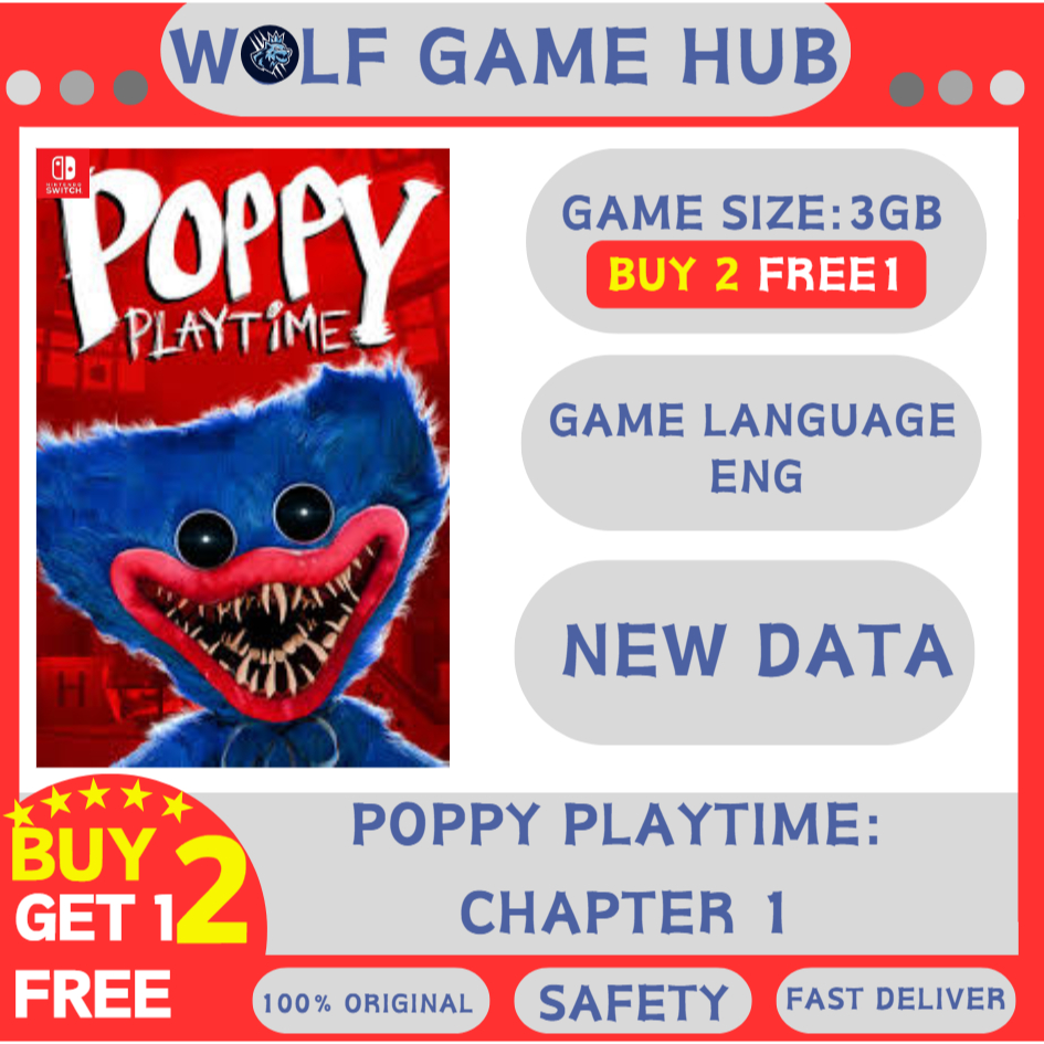 Poppy Playtime: Chapter 1BUY 2 FREE 1 (Nintendo switch) Digital Game Download | Shopee Malaysia