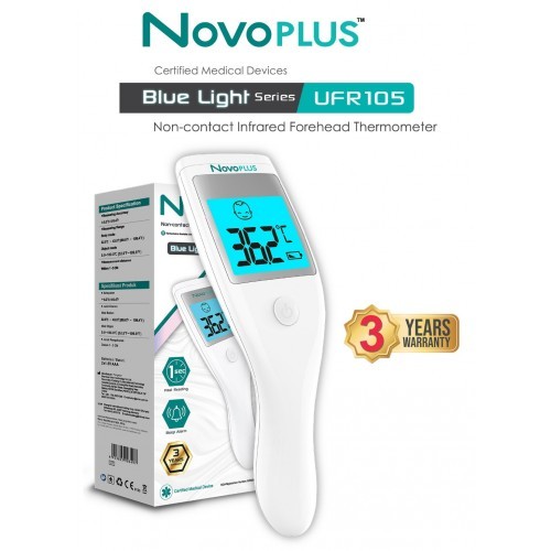[CLEARANCE] NOVOPLUS NON CONTACT INFRARED FOREHEAD THERMOMETER UFR 105 ...