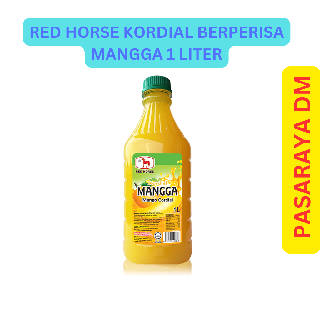 Red Horse Kordial Berperisa Mangga 1Liter (RED HORSE KORDIAL BERPERISA ...