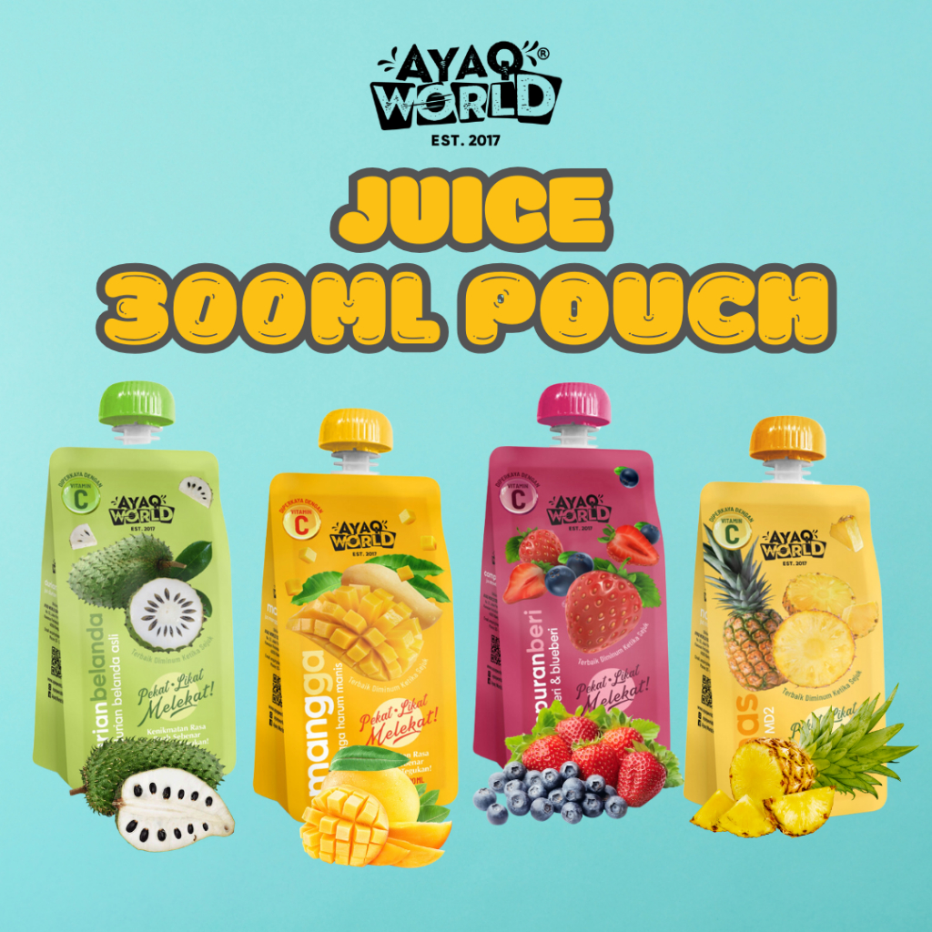 Ayaq World Juice 300ml Pouch | Shopee Malaysia