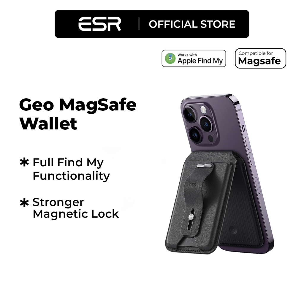 ESR 2K609 Geo MagSafe wallet with full MFM Find My functionality ...