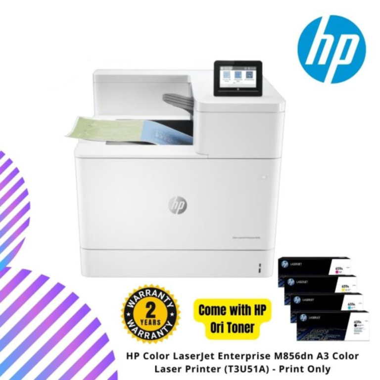 HP Color LaserJet Enterprise M856dn A3 Color Laser Printer (T3U51A ...