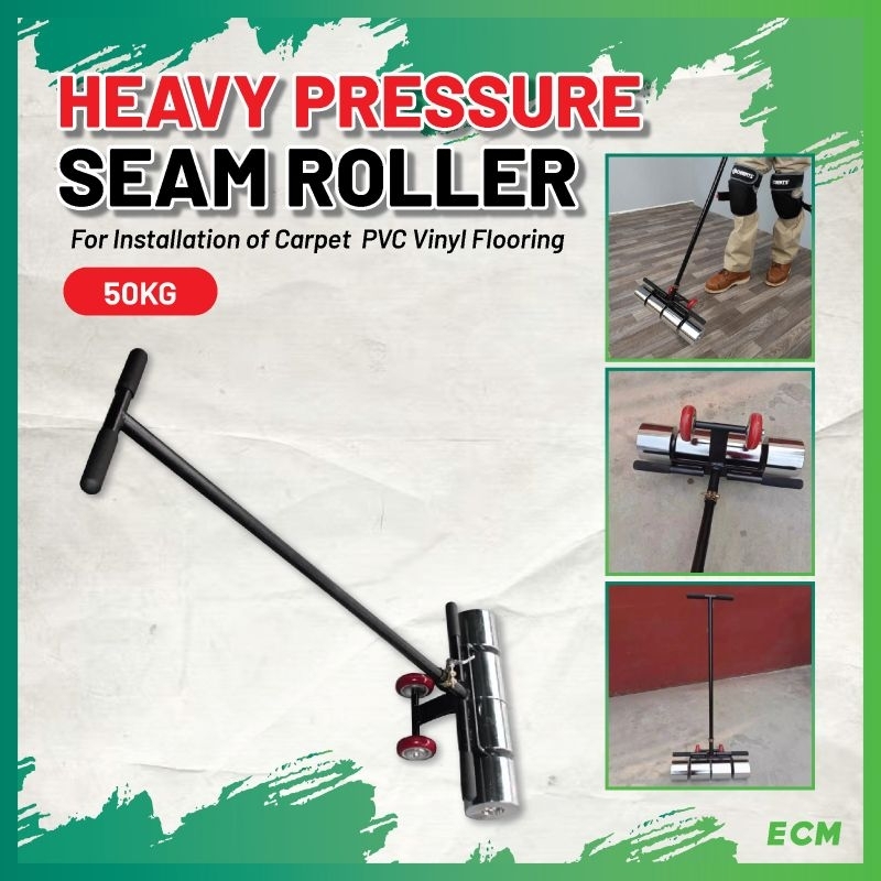 HEAVY RESSURE SEAM FLOOR ROLLER (50KG) FOR PVC / CARPET / RUBBER ...