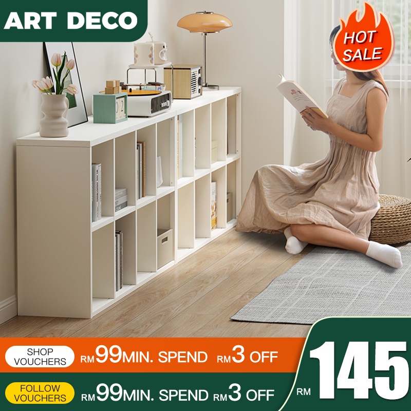 Almari Buku Book Cabinet Rak Buku Book Rack Storage Cabinet Living Room ...