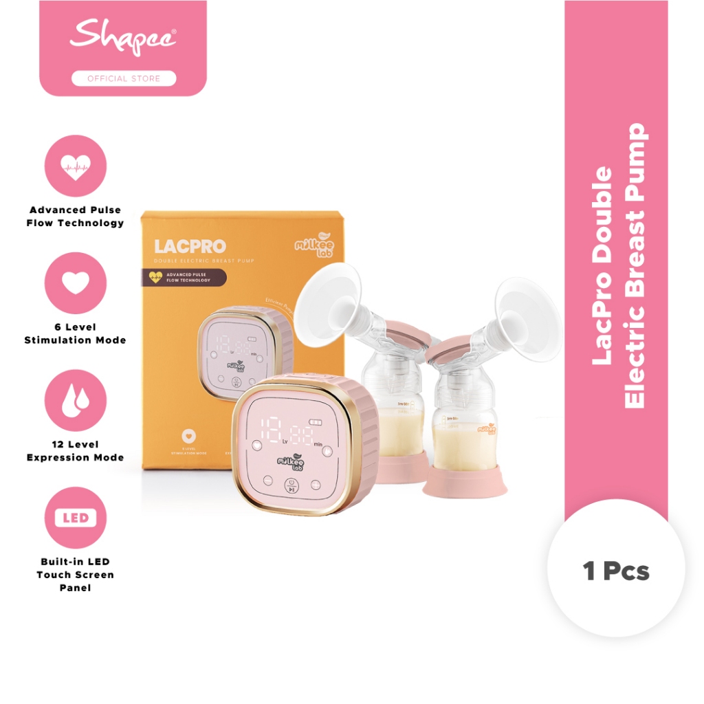 LacPro Double Electric Breast Pump - Advanced pulse technology, double ...
