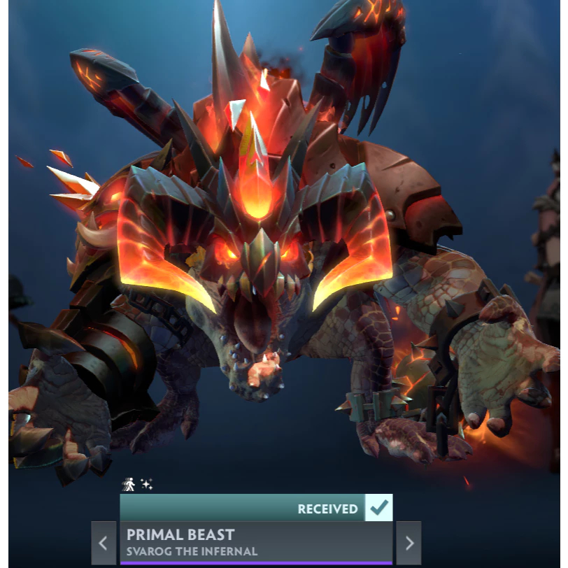 Primal Beast - Svarog The Infernal - Dota 2 - Winter 2024 Heroes' Hoard ...