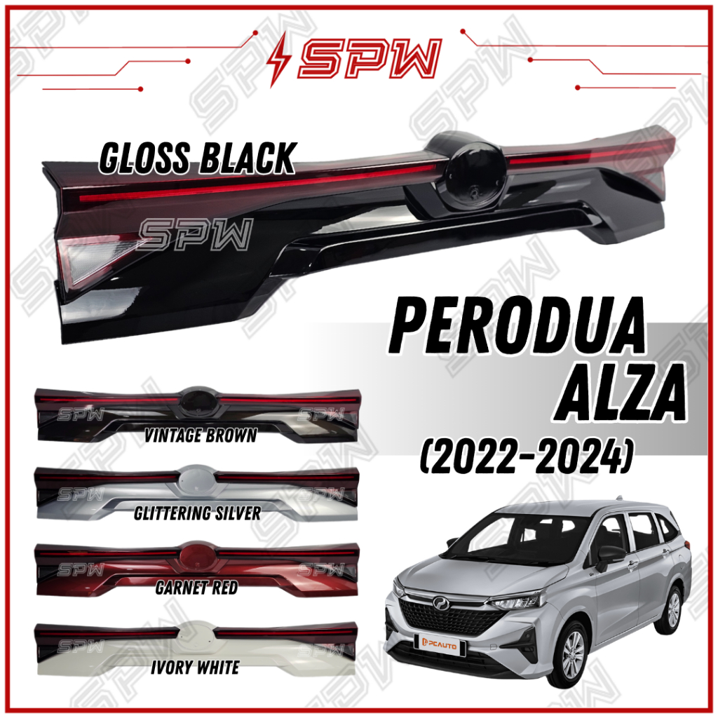 Perodua Alza D27A 2022 2023 2024 Trunk LED Rear Garnish Daylight DRL ...