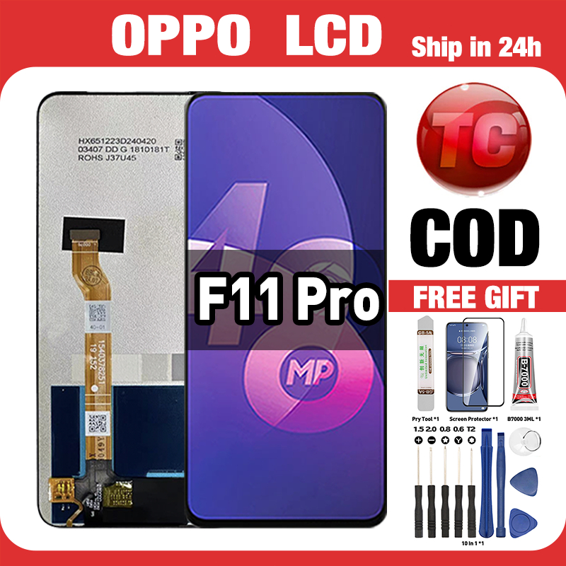 LCD OPPO F11 Pro Compatible For Original Glass Touch Screen Digitizer ...