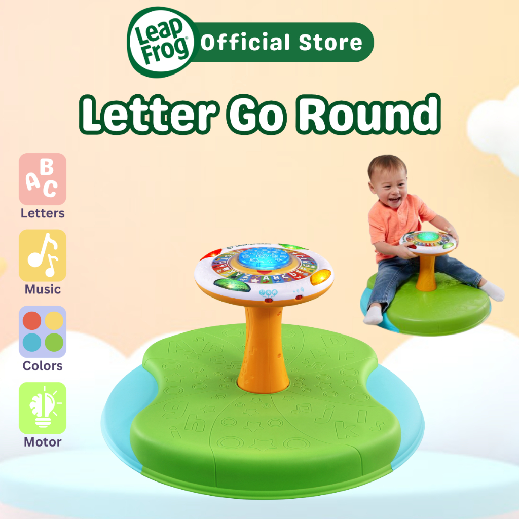 LeapFrog Letter Go Round Learn Alphabets Sit & Spin | Shopee Malaysia
