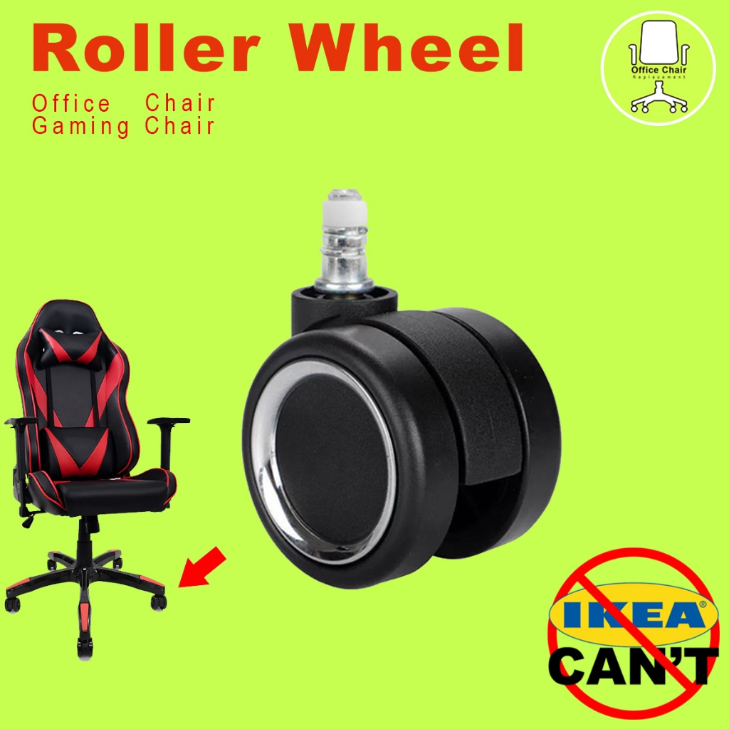 Heavy Duty gaming Chair wheel Replacement Office Chair roller Kerusi ...