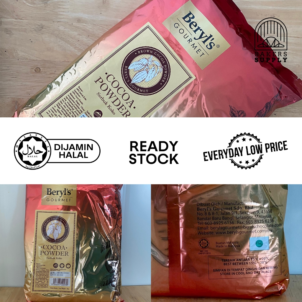 [MALAYSIA READY STOCK] Beryl's Gourmet Pure Cocoa Powder / Serbuk Koko ...