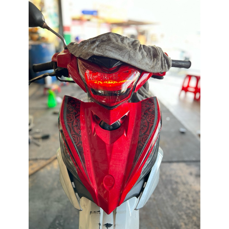 Headlamp ZHIPAT CUSTOM LCV1/LC-N/Y15V1Led Merah+Suis on off | Shopee ...