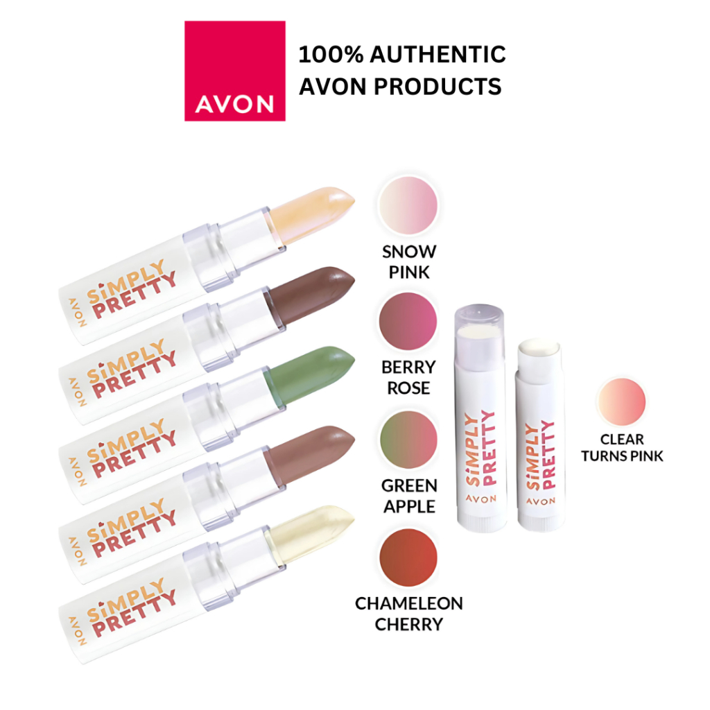 [COD] AVON Simply Pretty Magic Lipstic 4g and Simply Pretty Magic Lip Balm 4g | Shopee Malaysia
