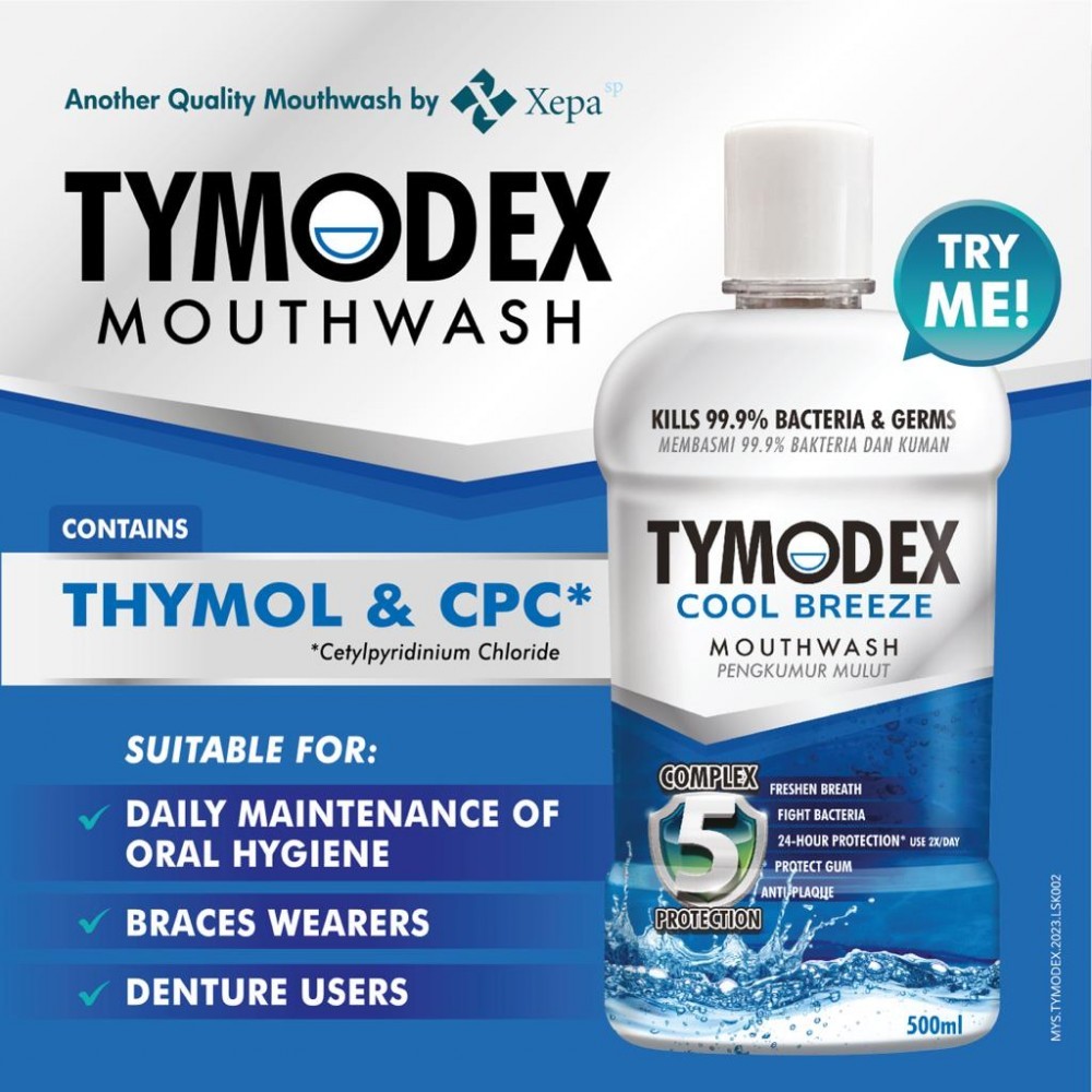 TYMODEX MOUTHWASH series | Shopee Malaysia