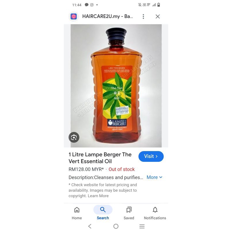5⭐RATING ORIGINAL LAMPE BERGER oil 'the vert' last stock | Shopee Malaysia