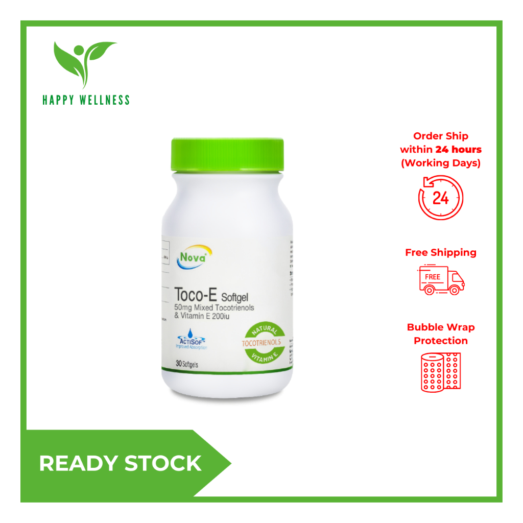 NOVA TOCO-E SOFTGEL 50MG 30S (EXP 1/2025) | Shopee Malaysia