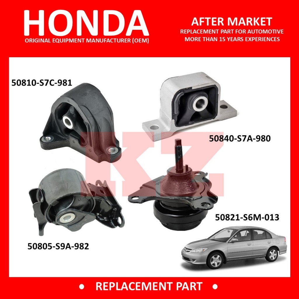 HONDA CIVIC S5A ES 2.0 L K20A I4 VTEC AUTO / MANUAL (2000 - 2005) - 4 ...
