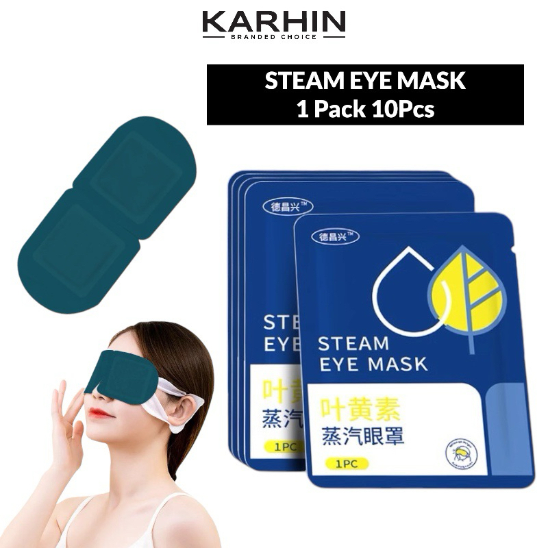 Lutein Steam Eye Mask Steam self-heating eye mask 叶黄素蒸汽眼罩 (1 or 10pcs ...