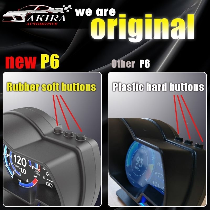 MYVI BARU AKIRA P6 OBD2 METER OBD meter for PROTON PERODUA HONDA NISSAN ...