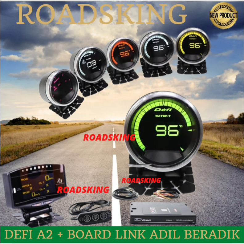 DEFI A2 OBD2 RGB DIGITAL LINK METER ZD ADVANCE 3~6 ADIK BERADIK VACUUM ...