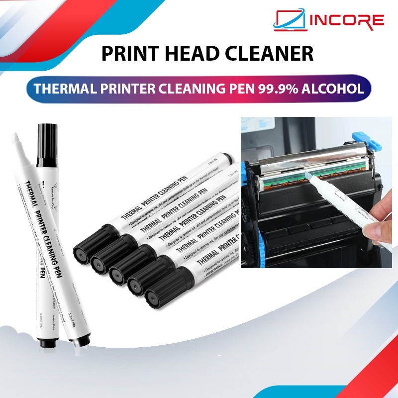 Thermal Printer Print Head Cleaning Pen 99.99% Alcohol Pen Printer ...