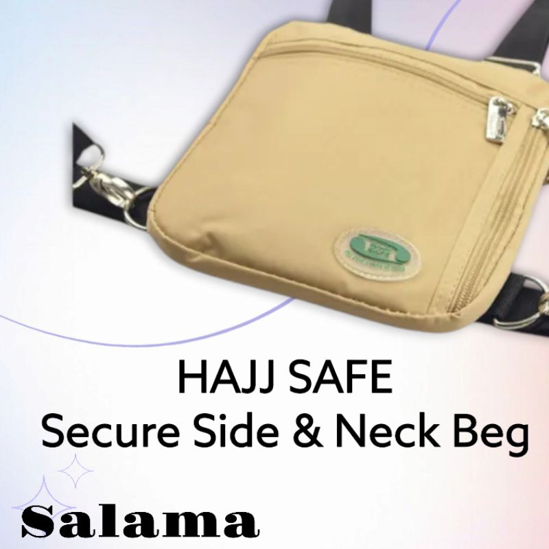 Sling Bag Sandang Nylon Ihram Haji Umrah Beg Hajj Safe Anti Theft ...