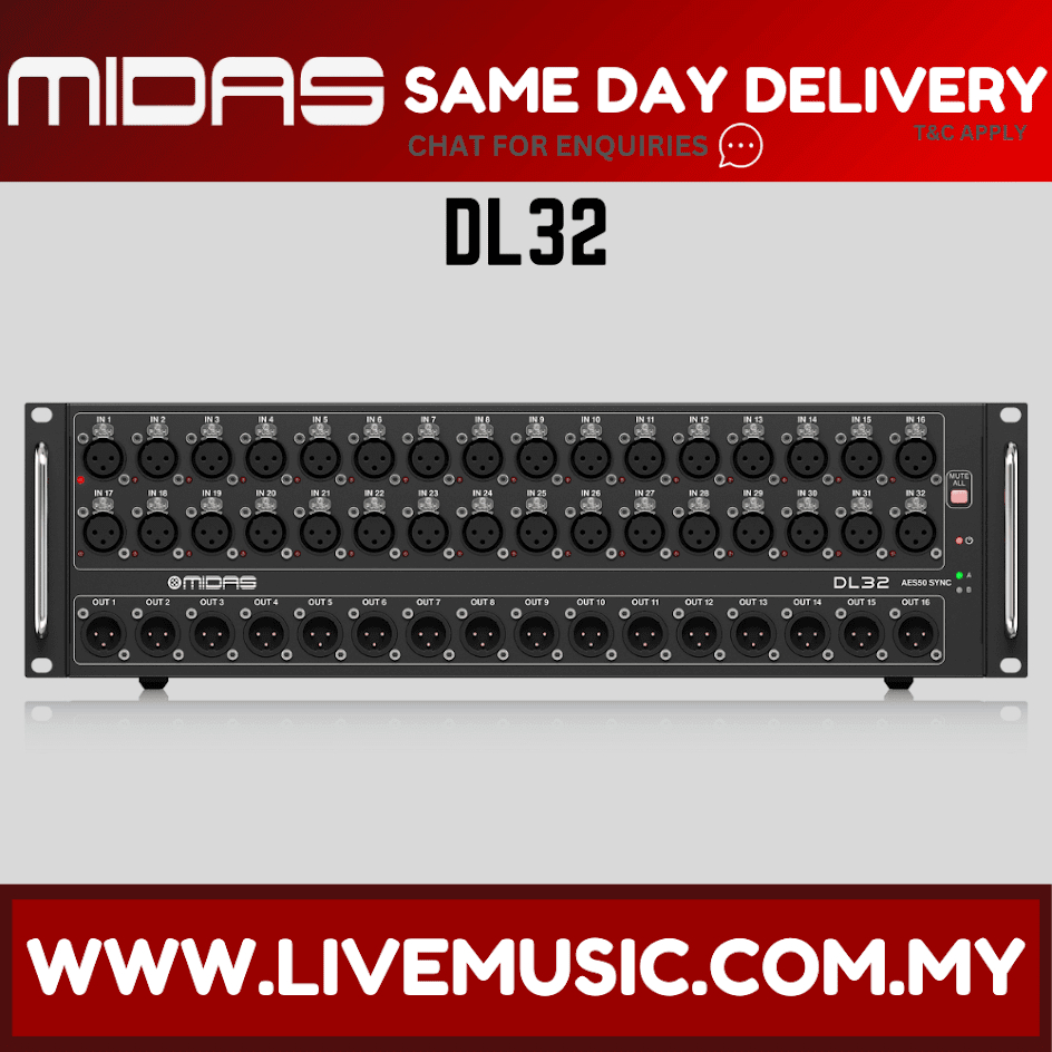 Midas DL32 32-input/16-output Stage Box ( DL-32 / DL 32 ) | Shopee Malaysia