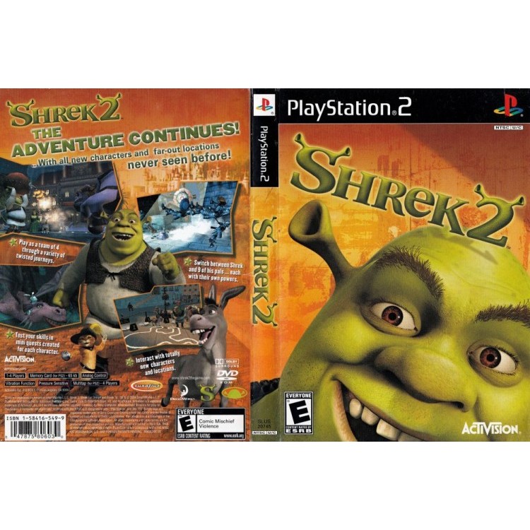 PS2 Shrek 2 (DVD GAME) | Shopee Malaysia
