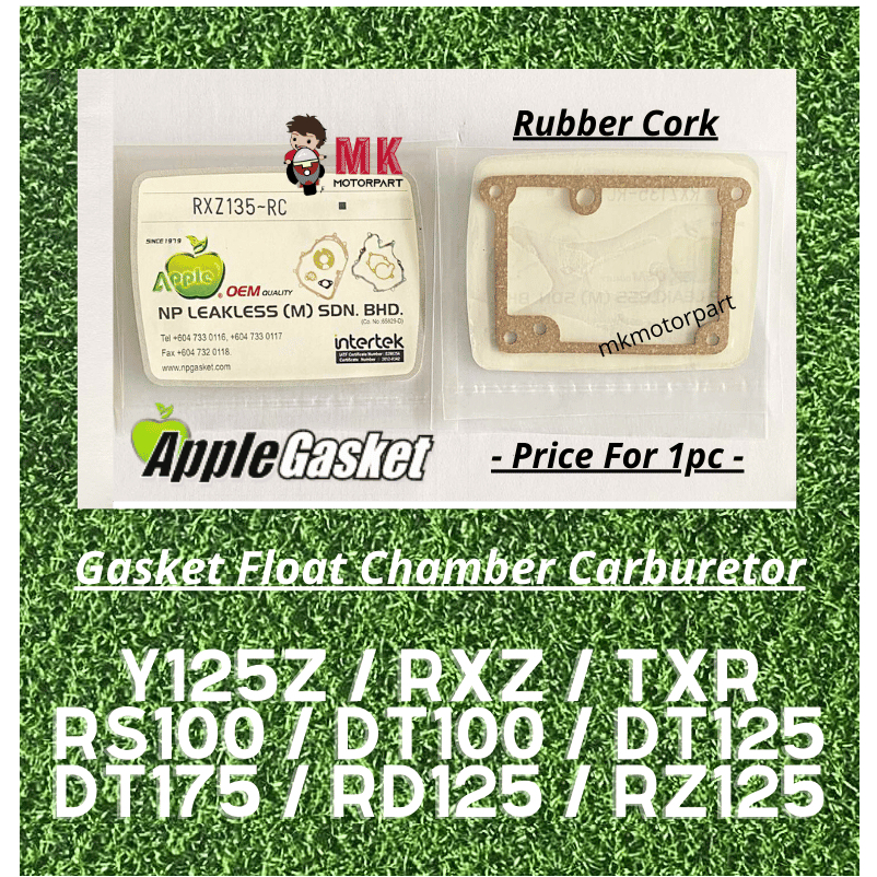 GASKET Float Chamber Carburetor Yamaha RXZ Y125z TXR RD125 RZ125 RS100 ...