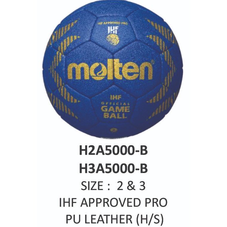NEW 2025 MODEL MOLTEN HANDBALL IHF APPROVE PRO PU LEATHER MSSM LOGO ...