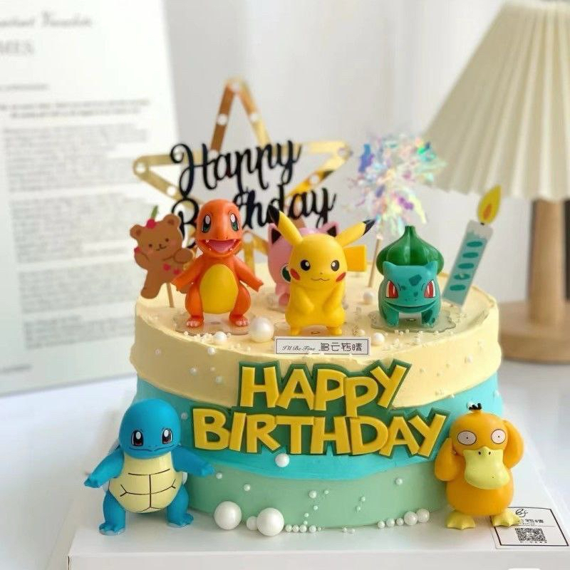 Pokemon Birthday Cake Topper Set | Shopee Malaysia