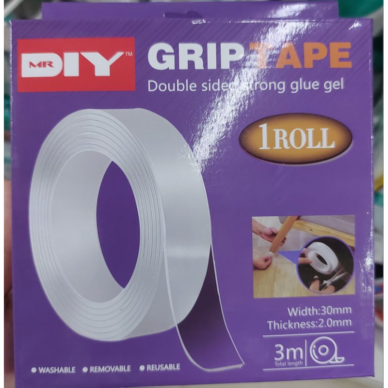 IVY GRIP TAPE DOUBLE SIDED MR DIY 3M | Shopee Malaysia