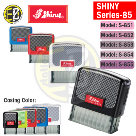 Shiny Self-inking Rubber Stamp S851 S852 S853 S854 S855 ready ink ...