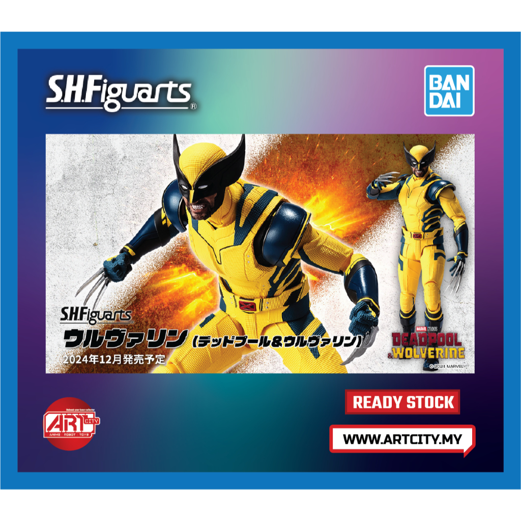 (READY STOCK) Bandai S.H.Figuarts - SHF Wolverine - Deadpool ...