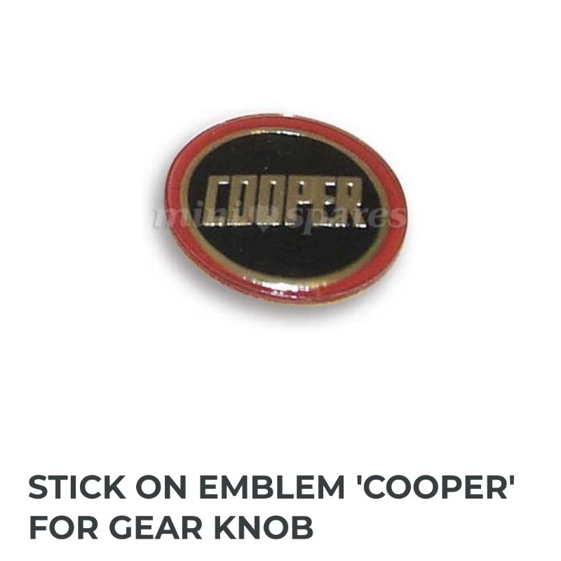 STICK ON EMBLEM DETAILED BMC FOR GEAR KNOB (27.4mm wide) | Shopee Malaysia