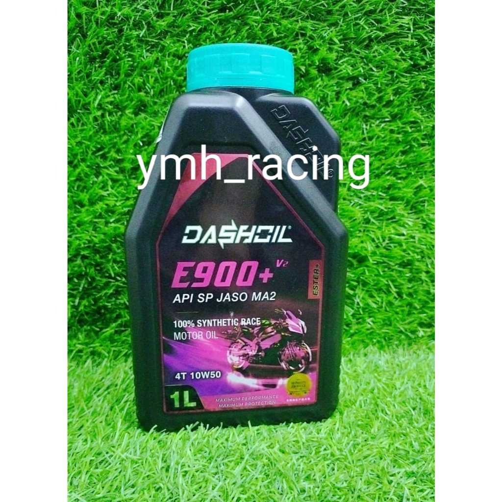 DashOil Ester+ E900+ V2 4T 10w50 1L Fully Synthetic SP Motorcycle Engine Oil Minyak Hitam ...