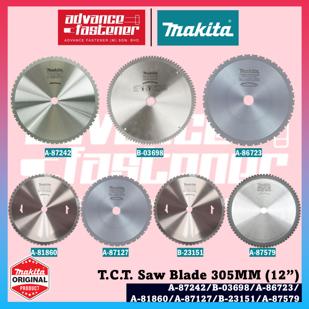 Makita T.C.T Circular Saw Blade / Metal Cutting Saw Blade / Miter Saw ...