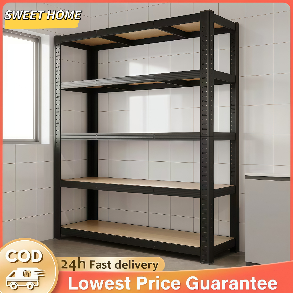 5/6Layer Rack Boltless Rack Shelf Storage Home Kitchen Store Rack ...
