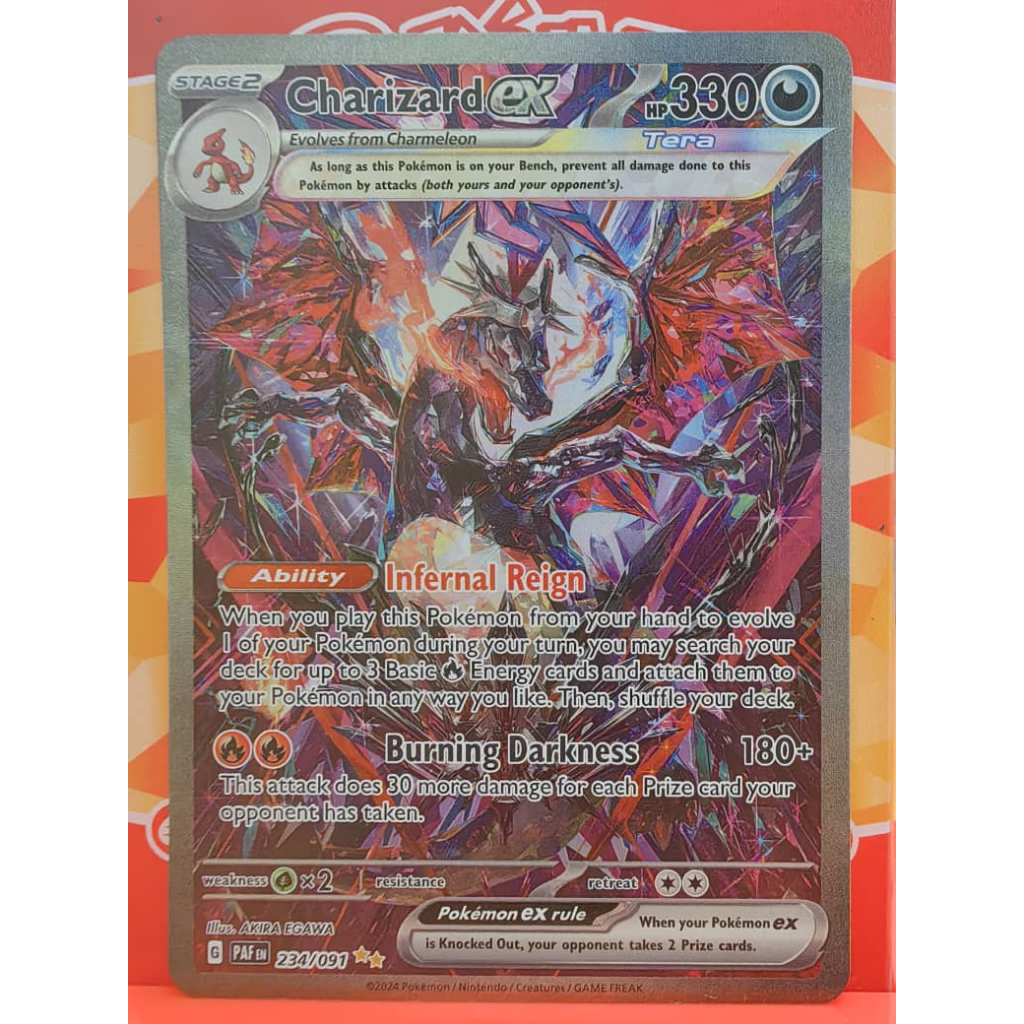 Charizard ex - 234/091 - SV: Paldean Fates (PAF) | Shopee Malaysia