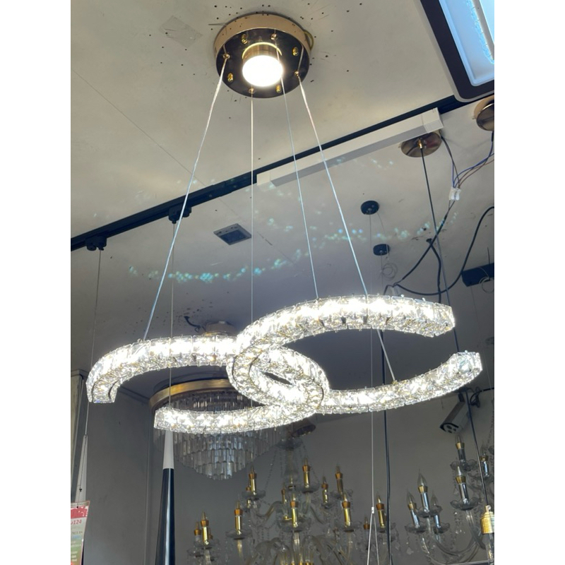Chanel Chandelier Pendant Light Crystal Ceiling Hanging Lamp Lamp ...