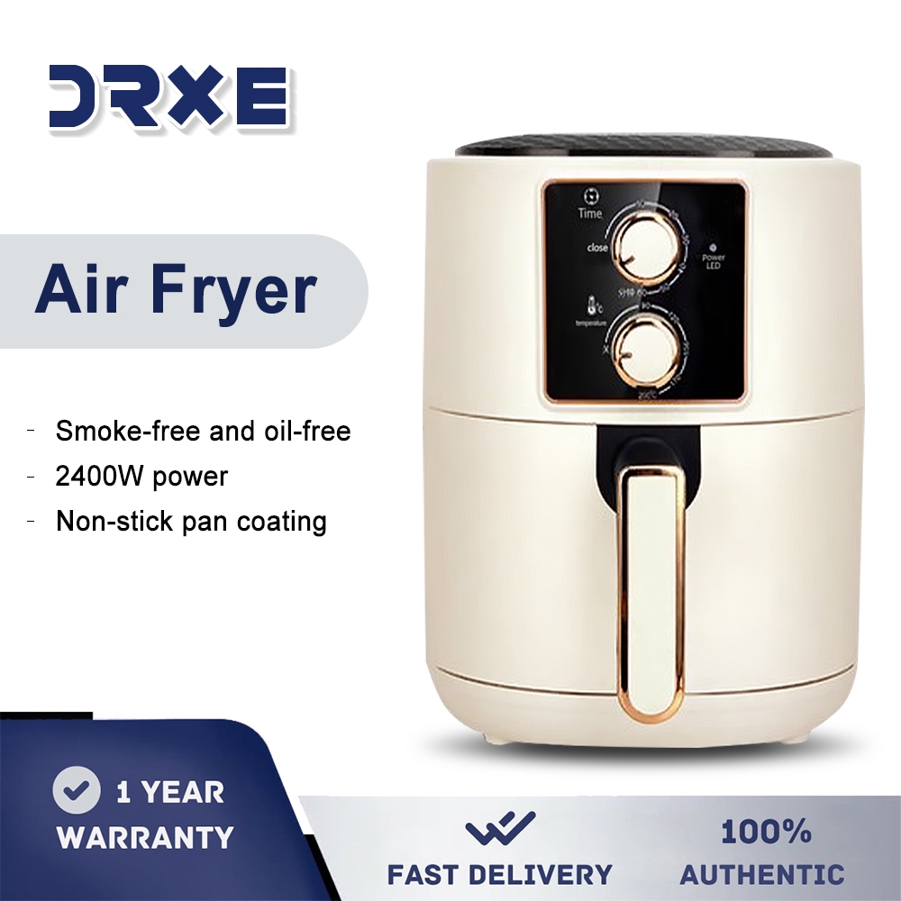 Drxe Air Fryer 6L Large Capacity 1350W Air Fryer Oven Rapid Heating Oil ...