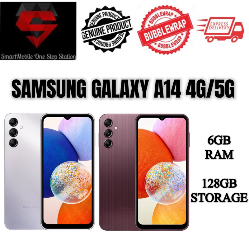 [DEMO SET] SAMSUNG GALAXY A14 4G & 5G | 6GB RAM | 128GB STORAGE (FULL ...