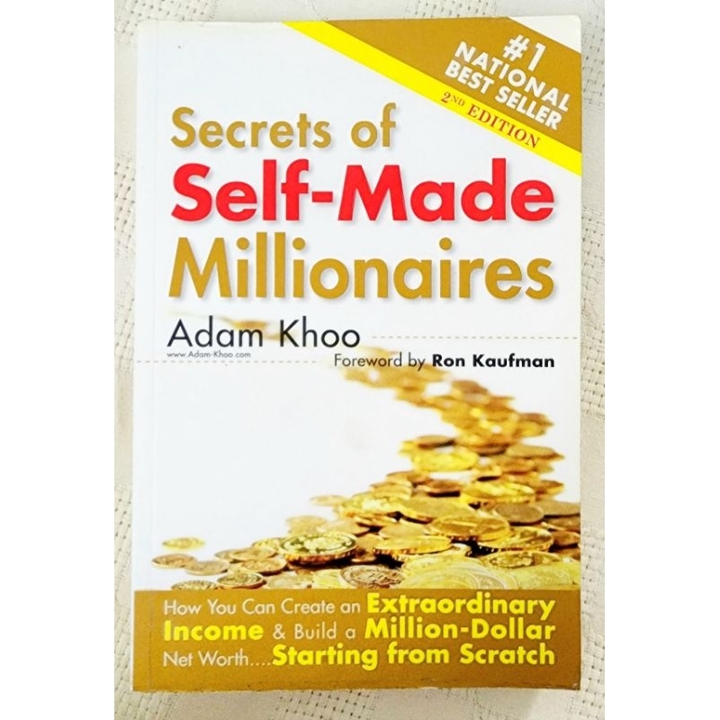 MBH | SECRETS OF SELF-MADE MILLIONAIRES by Adam Khoo (Singapore) (Business/Finance) | Shopee ...