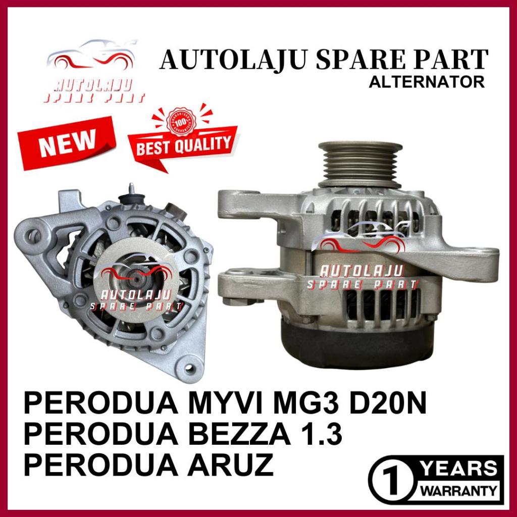 PERODUA MYVI MG3 D20N / BEZZA 1.3 / ARUZ ALTERNATOR HIGH QUALITY 1 YEAR ...
