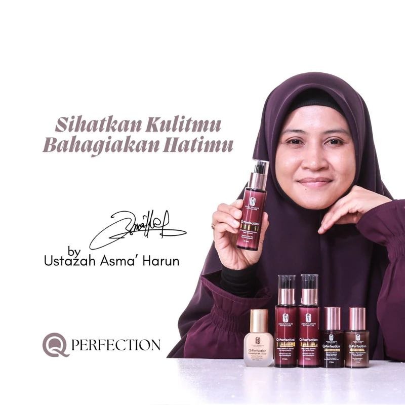 [100% ORIGINAL] Q PERFECTION USTAZAH ASMA' HARUN SKINCARE DERMACARE ...