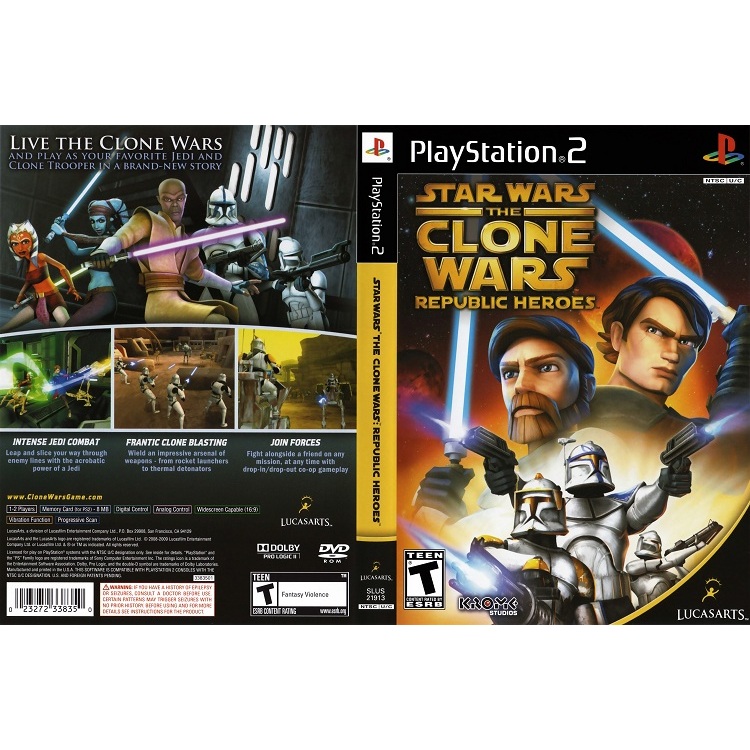 PS2 Star Wars - The Clone Wars - Republic Heroes (DVD GAME) | Shopee ...