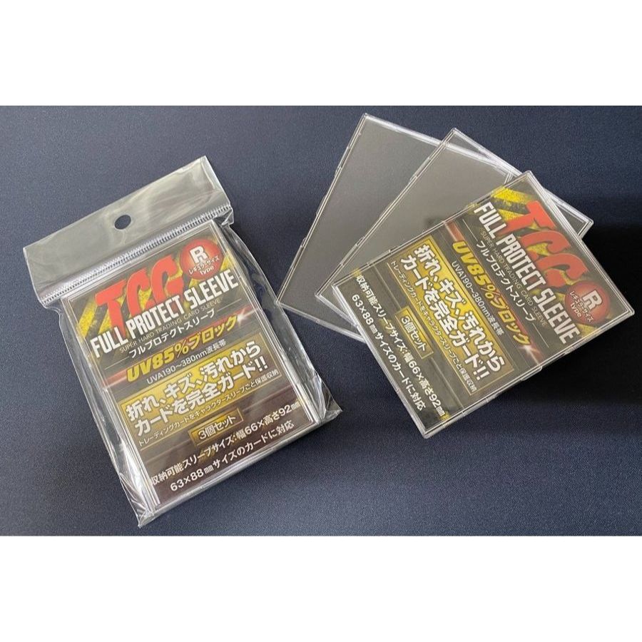 Japan TCG Full Protect Sleeve 3 Piece Set Hard Case Card Protector ...