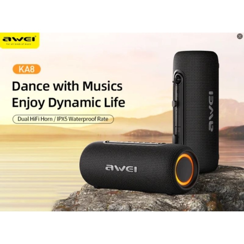 Speaker/AWEI KA8 Economic Outdoor Portable Bluetooth Warterproof Wireless Bluetooth Speaker ...