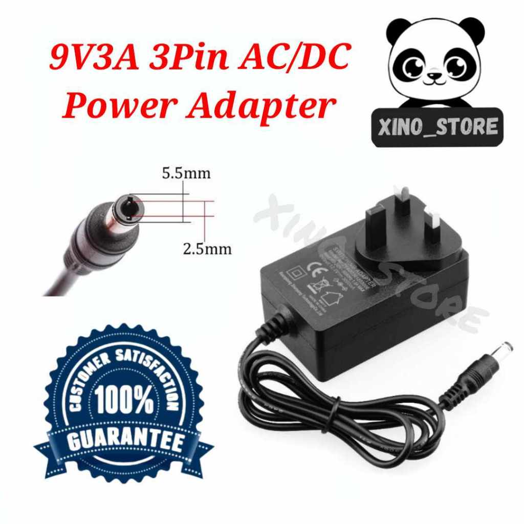High Quality 9v 3a AC to DC Power Supply Adapter 9v3a AC/DC Adpter ...
